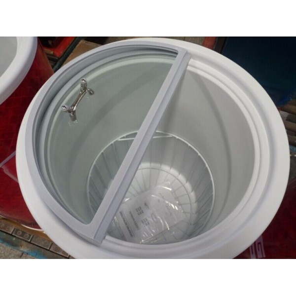 Round advertisement party barrel beverage cooler refrigerator with ...